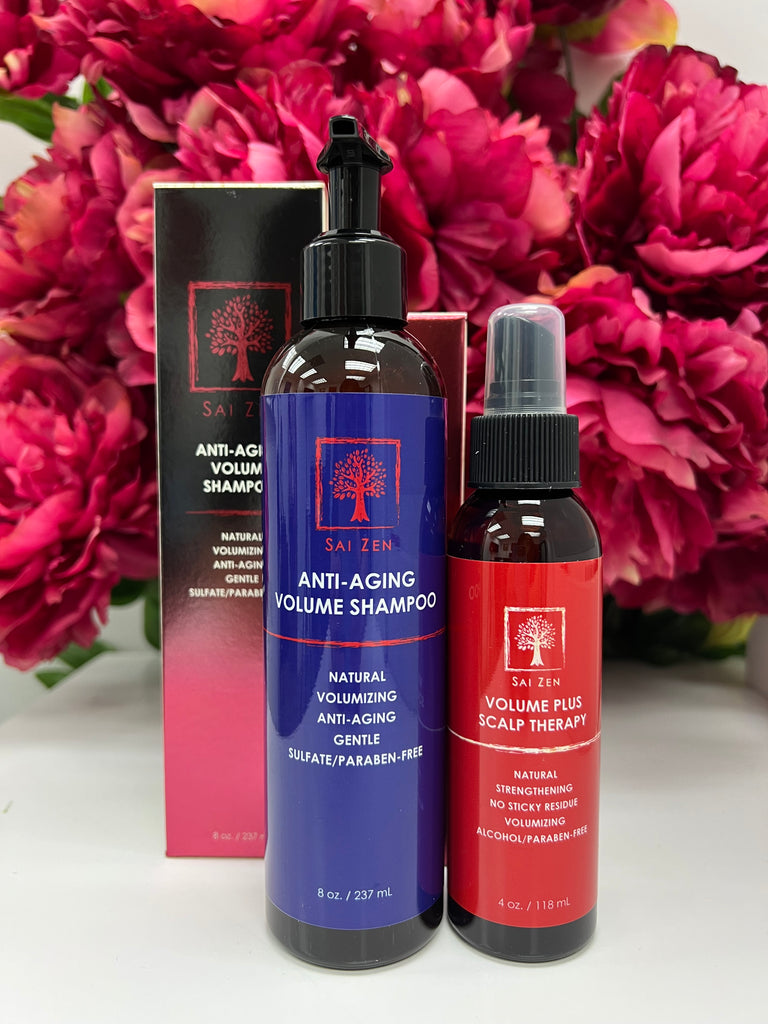 Anti-Aging Shampoo & Volume Plus Scalp Therapy – Sai Zen, International